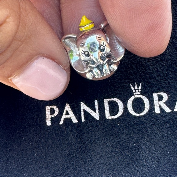 Pandora | Accessories | Pandora Silver And Yellow Elephant Charm | Poshmark